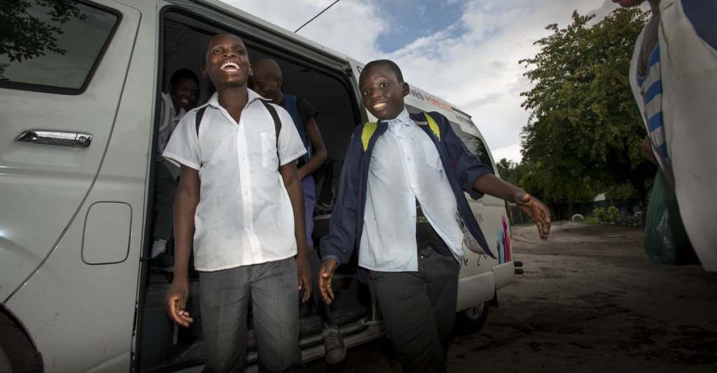Maun's Tourists Funded Community bus